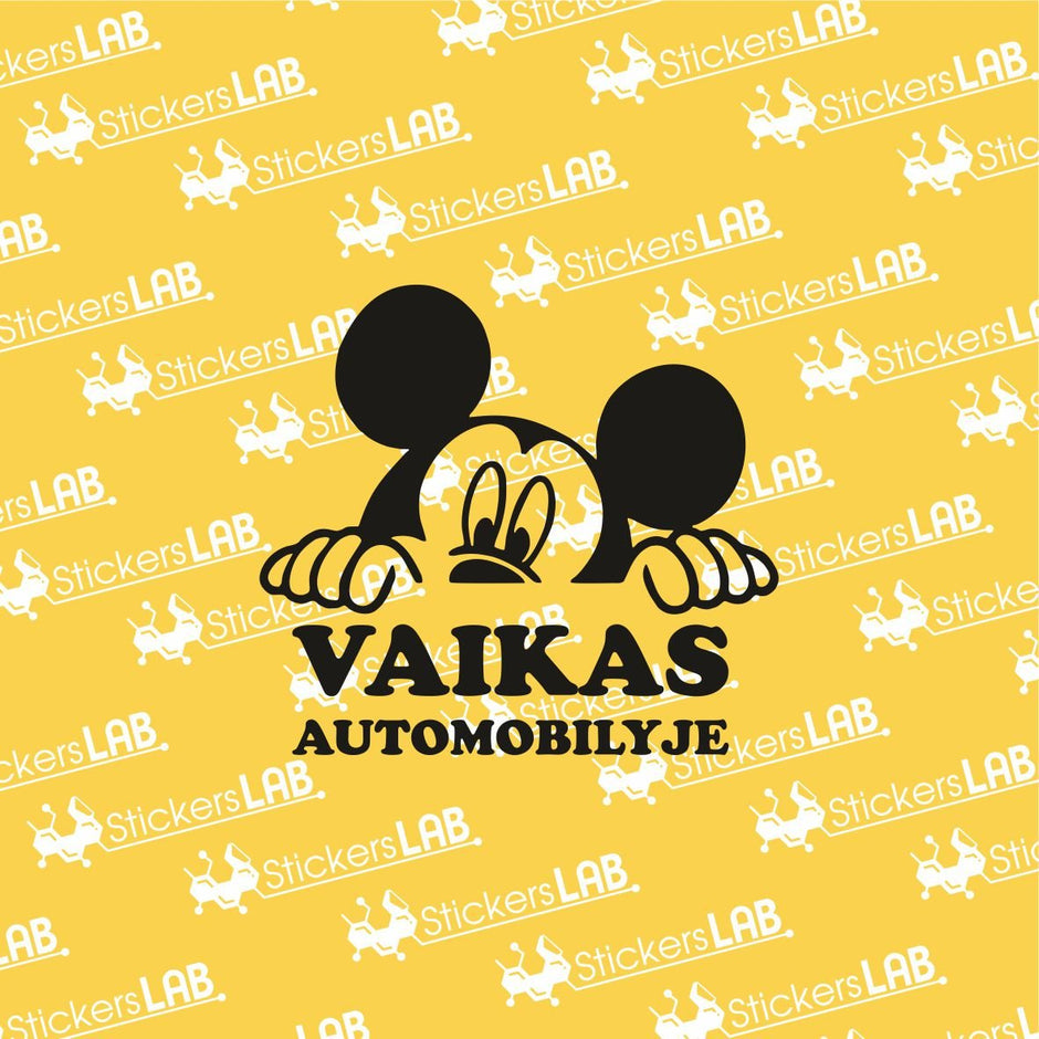 Lipdukai "Vaikai automobilyje" – StickersLAB